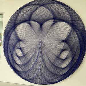 Purple Bohemian Wall Art Woman Purple Geometric String Art - Etsy