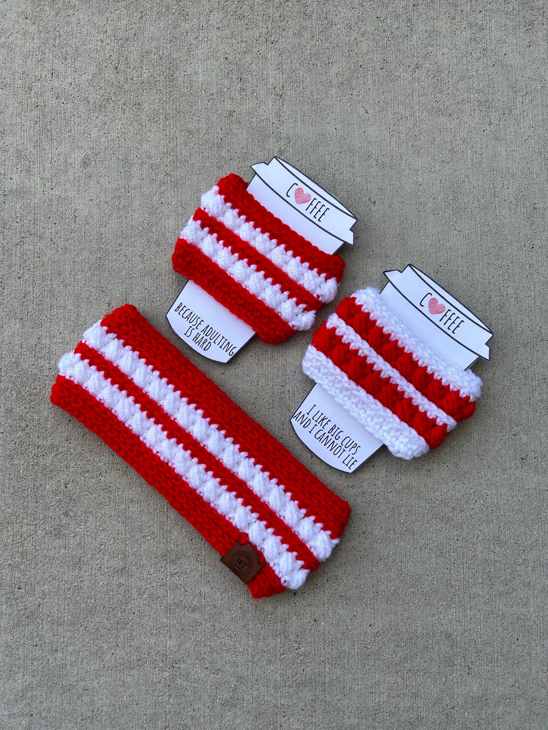 Team Spirit Red and White White and Red Headband Ear - Etsy