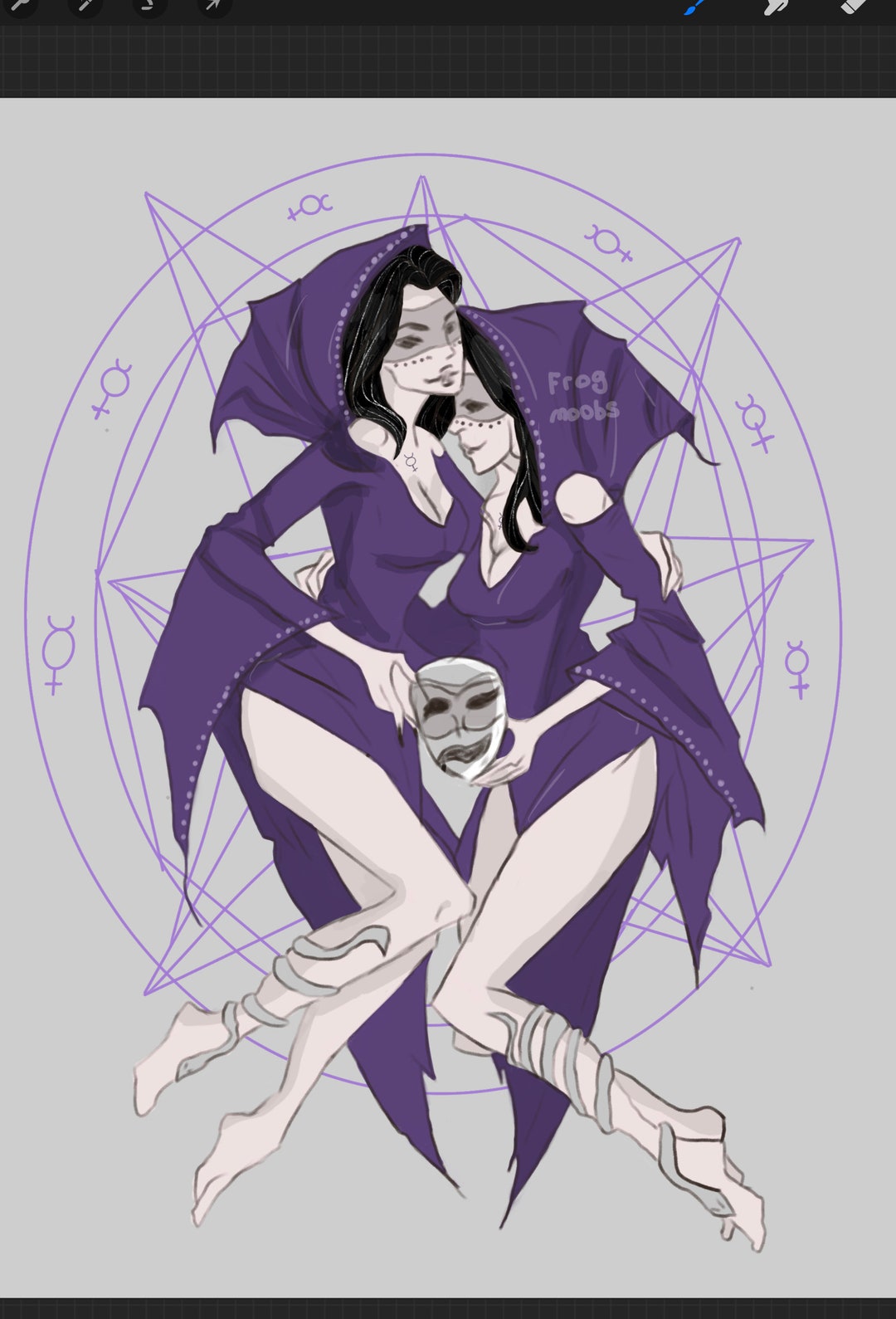 Gemini Zodiac Sign Goddess - Etsy