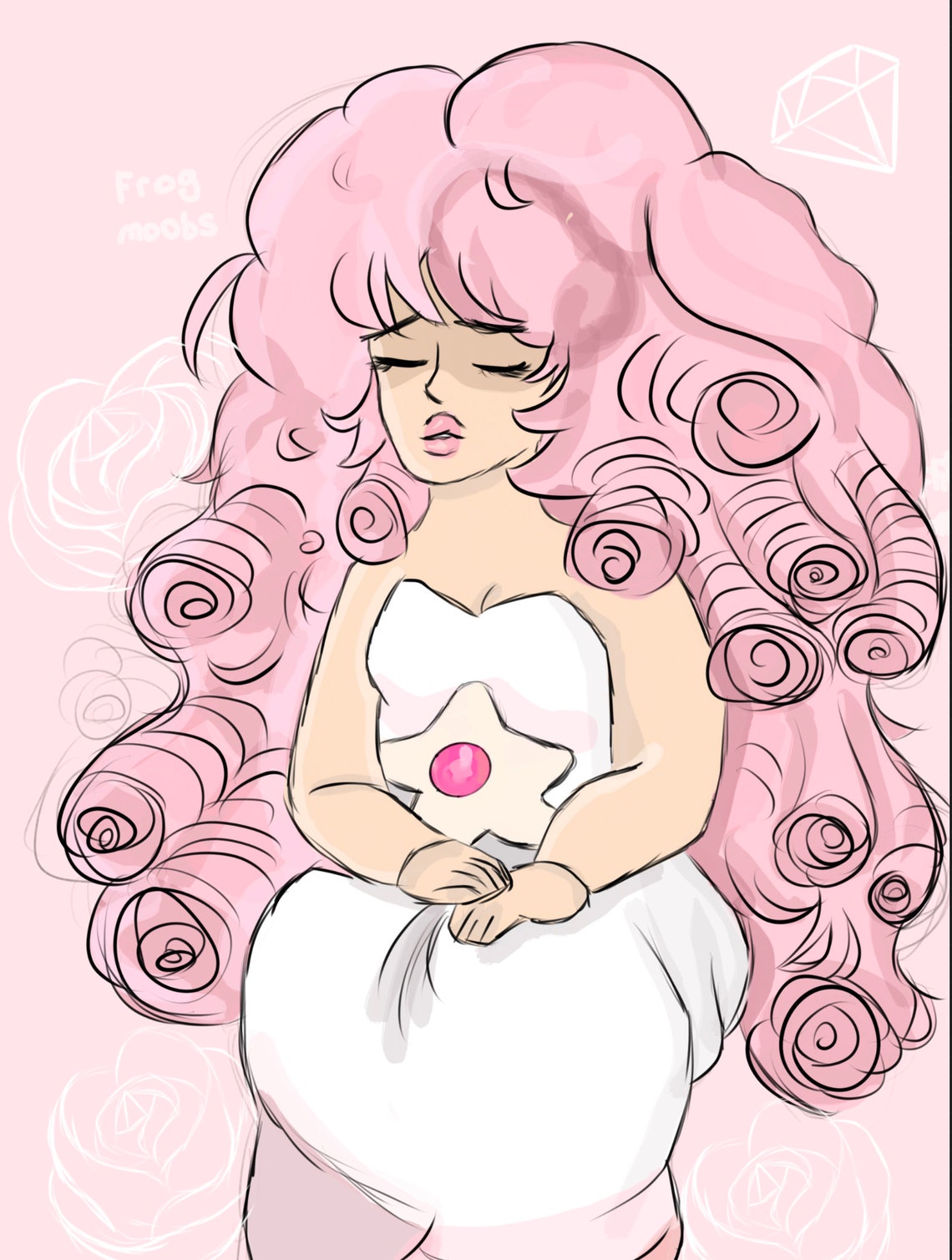Rose Quartz Fanart - Etsy