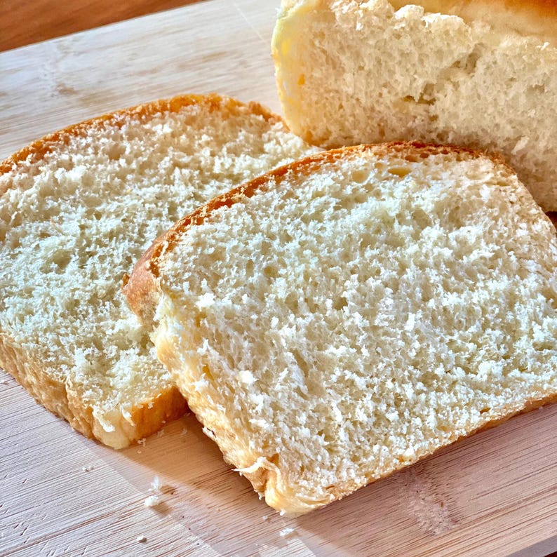 RECIPE Soft White Bread, Sandwich Bread, DIGITAL DOWNLOAD, Milk Bread ...
