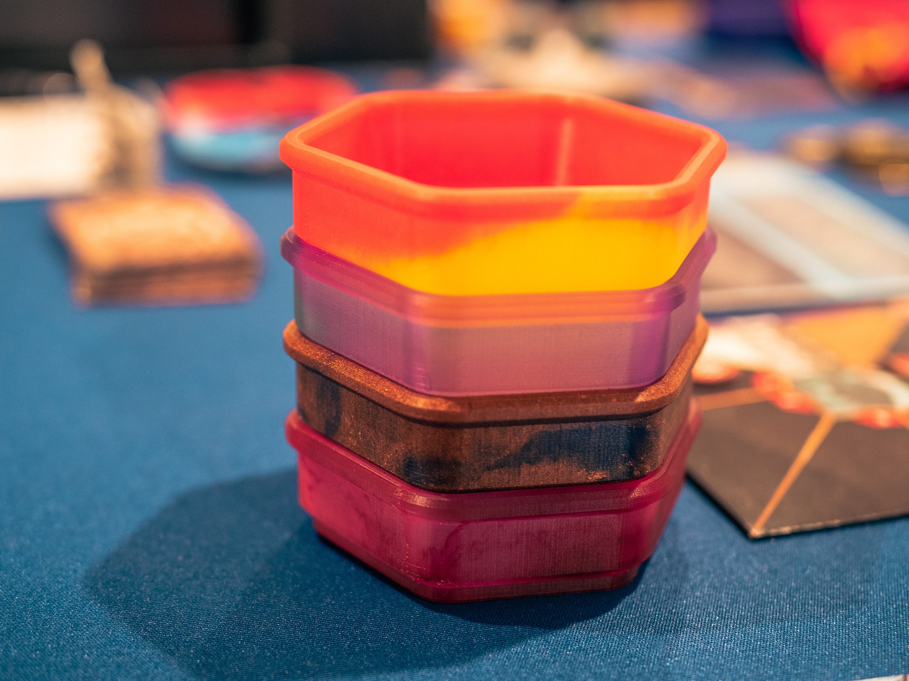 Resin Board Game Token Trays, Stackable Token Bowls, Handmade Token ...