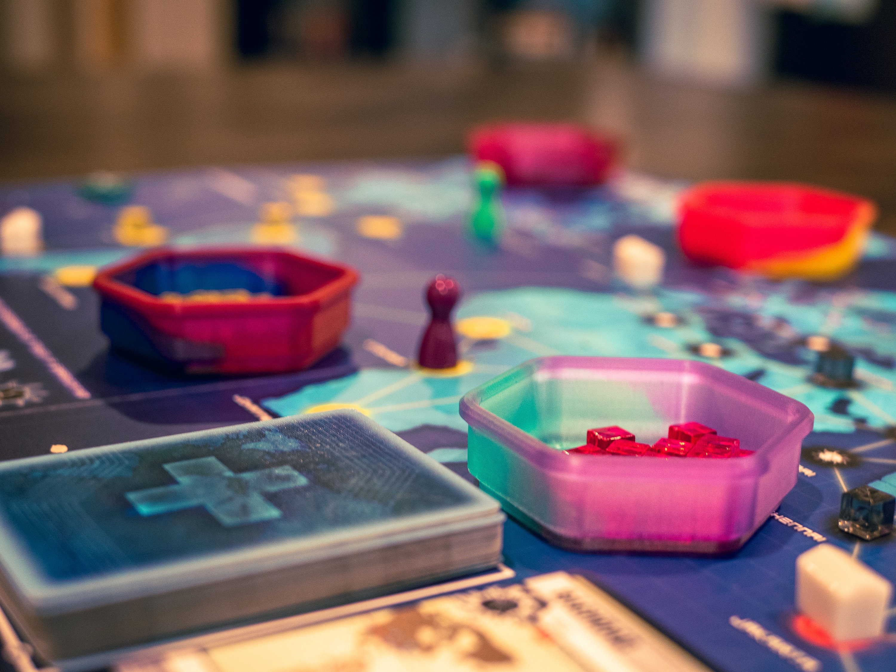 Resin Board Game Token Trays, Stackable Token Bowls, Handmade Token ...