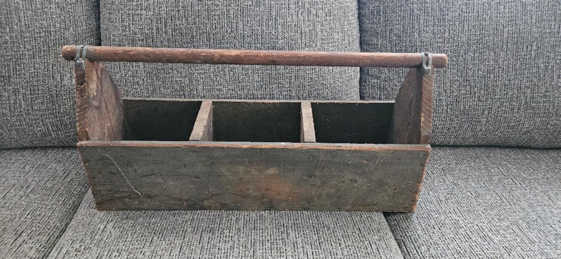 Primitive Wood Tool Caddy - Etsy