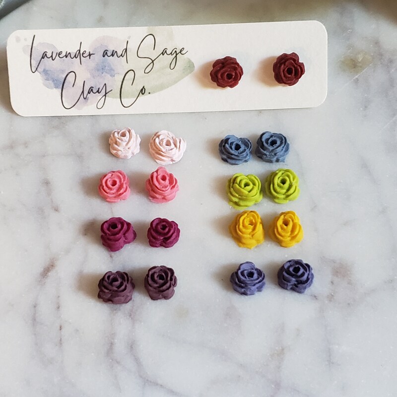 Polymer Clay Roses - Etsy