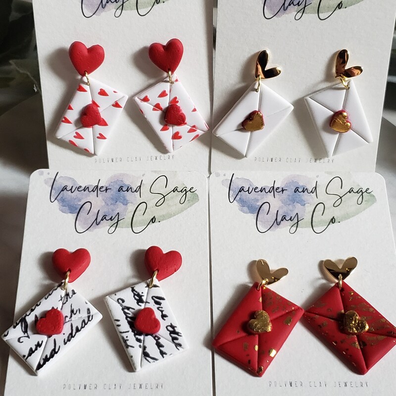 Envelope Earrings - Etsy