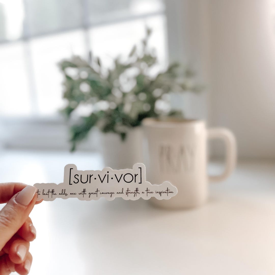 Domestic Violence Awareness Sticker - Survivor to Beat the Odds - Break ...