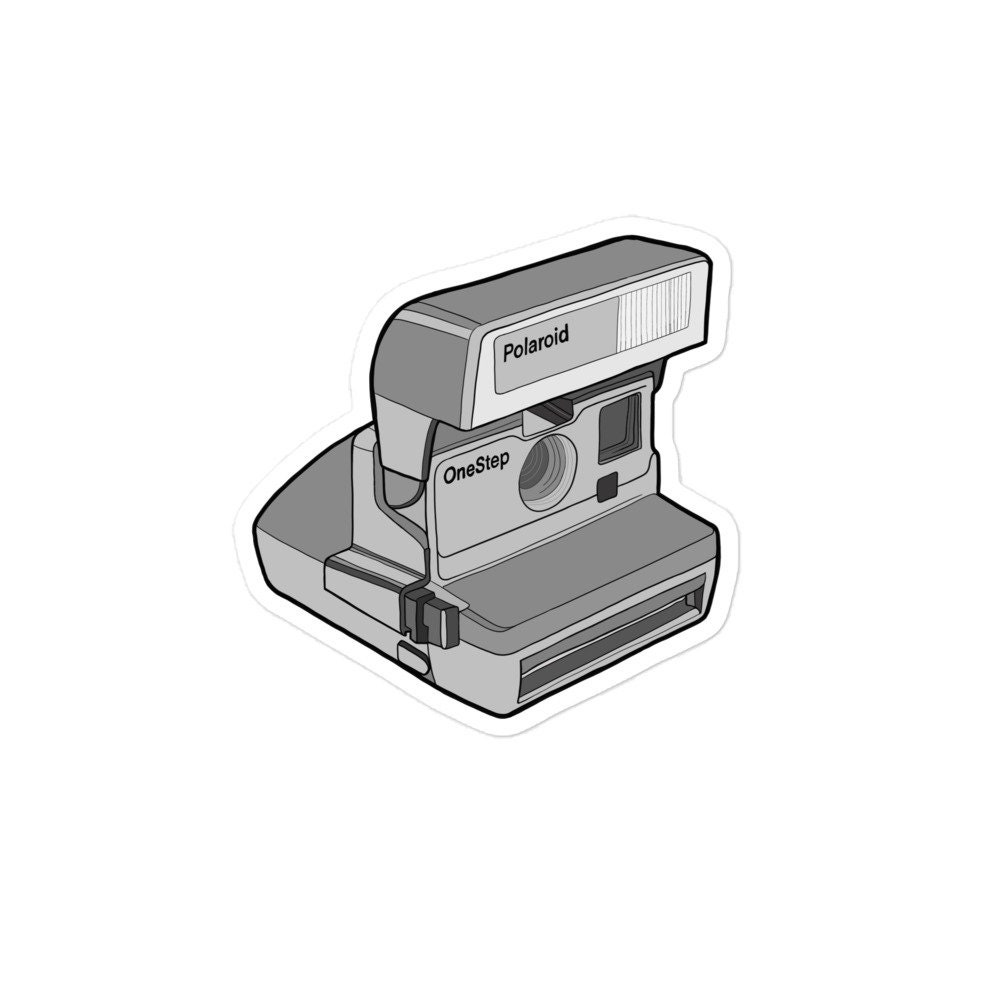 Polaroid Sticker, Camera Sticker, Photography Sticker, Travel Sticker ...