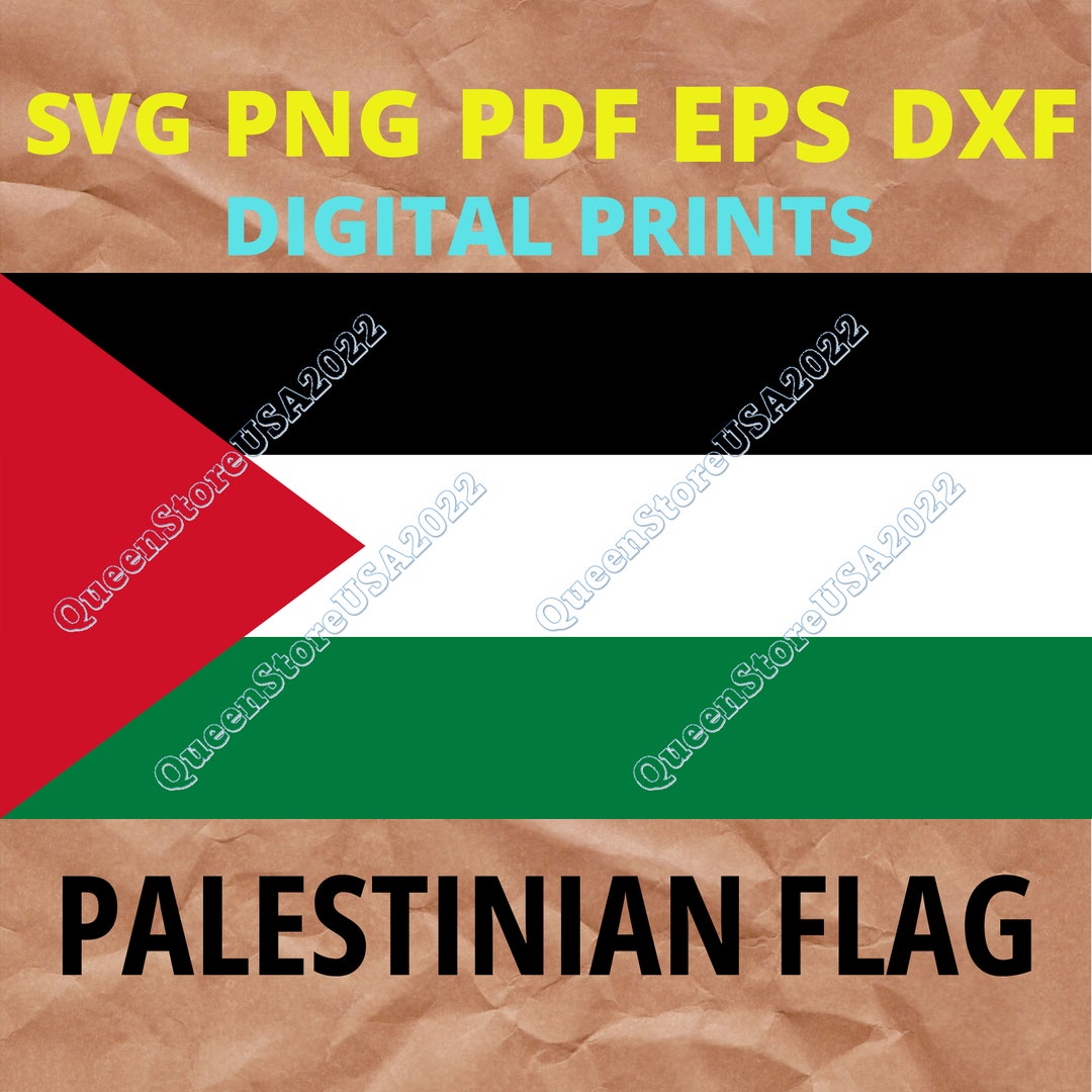 Palestine Flag SVG: Cricut & Silhouette Cut Files (digital Download) - Etsy