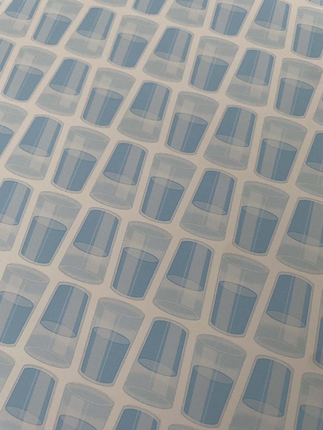 Water Glass Sticker Sheet - for Bullet Journaling - Etsy