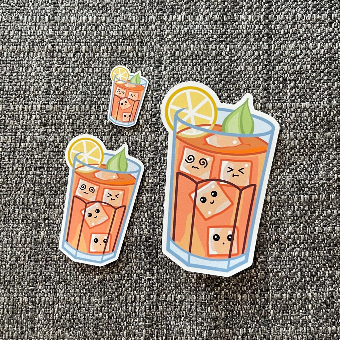 Ice Tea Sticker - Multiple Sizes - Etsy