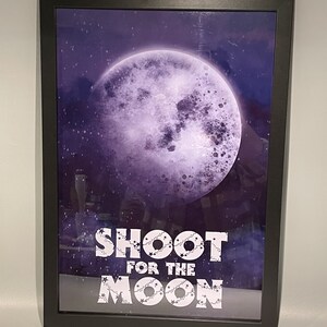 Shoot for the Moon - Art Print - 13"x19" (print Only) - Etsy