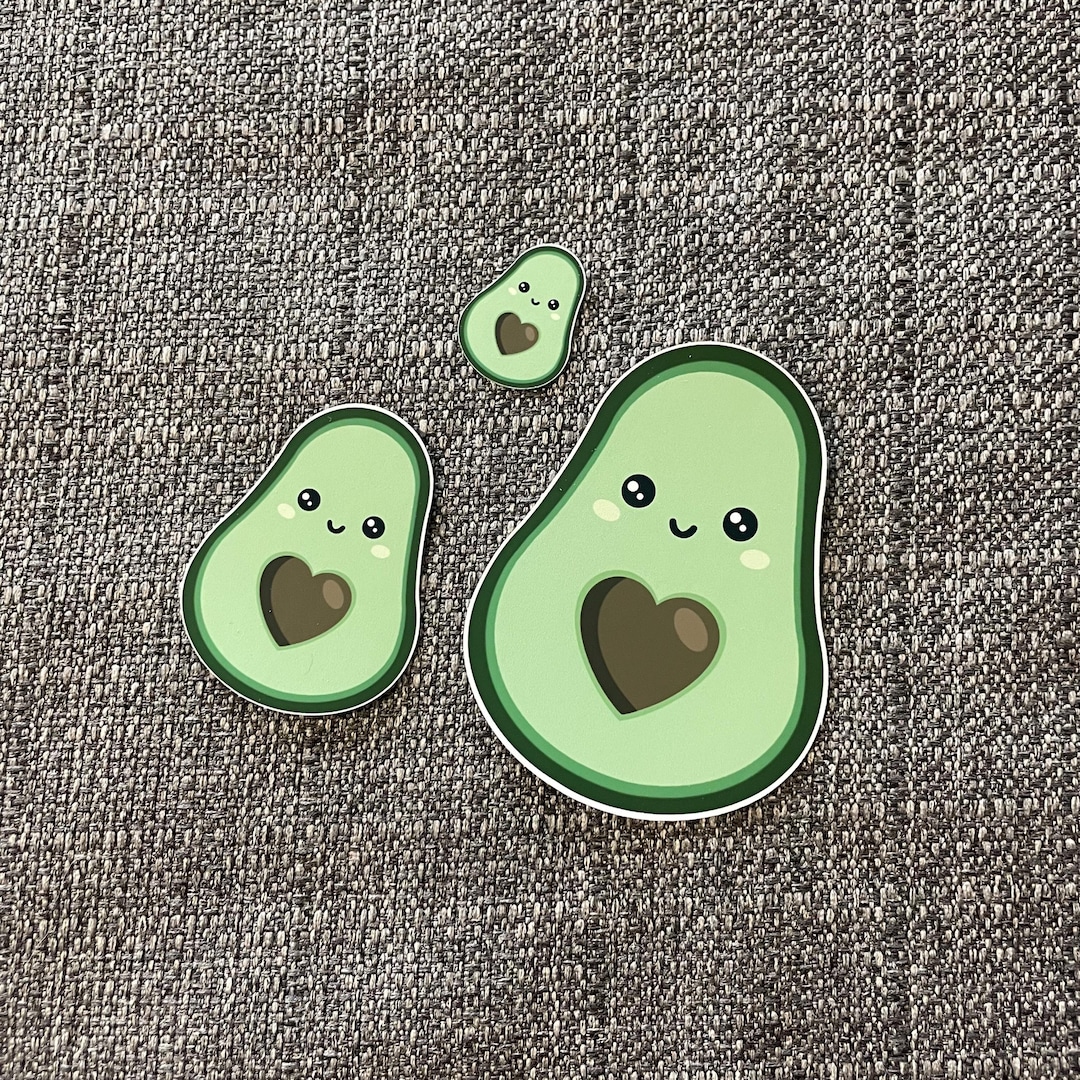 Avocado Sticker - Multiple Sizes - Etsy