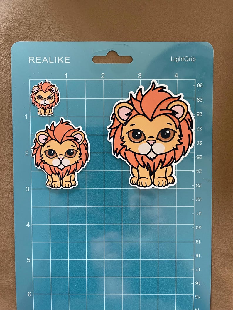 Lion Sticker - Multiple Sizes - Etsy