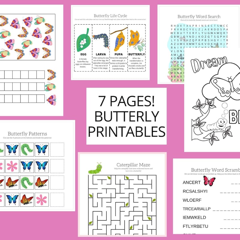 Butterfly Printable - Etsy