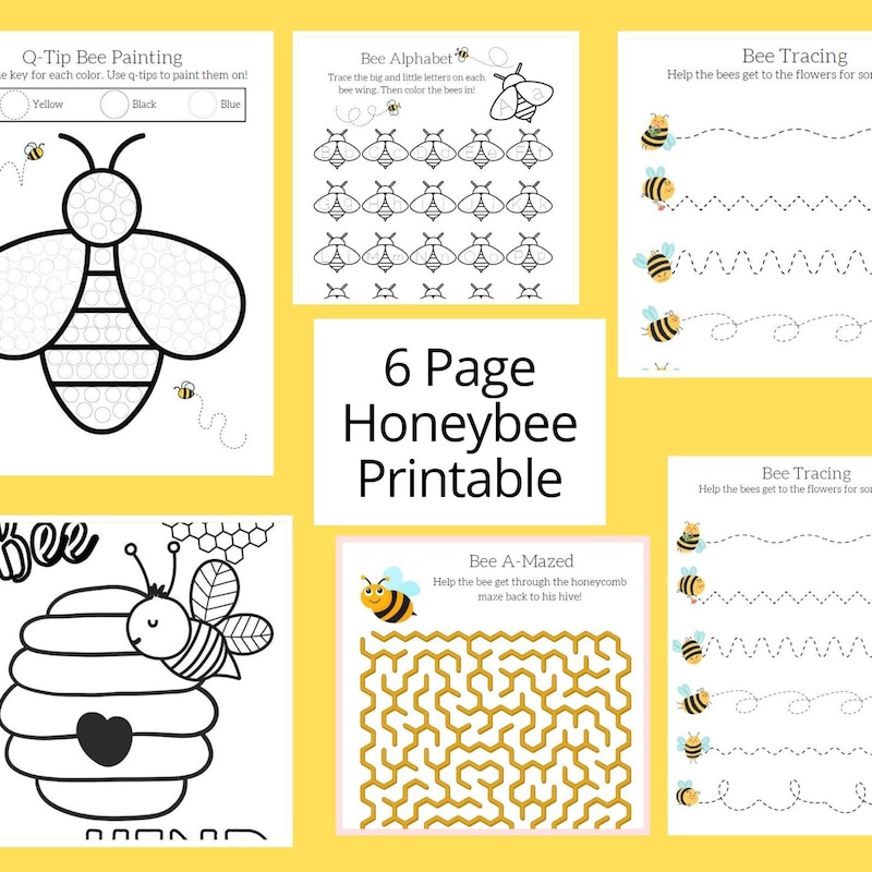 Honey Bee Printables - Etsy