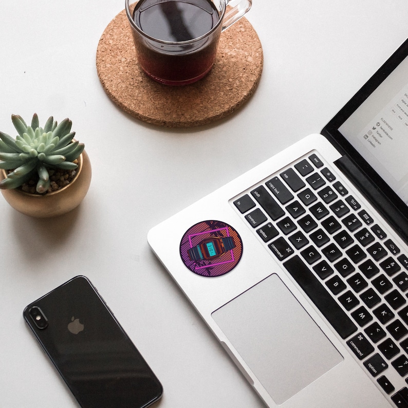 Sunset 86 Synthwave/retrowave Retro Watch - Etsy