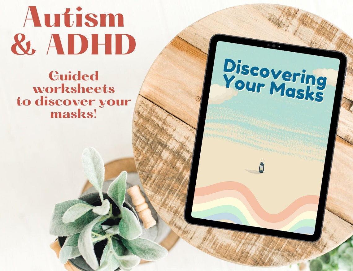 Discovering Your Masks ADHD & Autism Workbook - Etsy