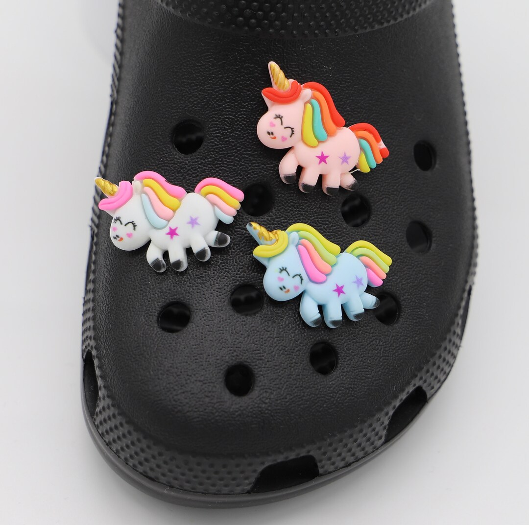 Unicorn Jibbitz/crocs Charms/shoe Charms/pretty and 1 FREE Random ...
