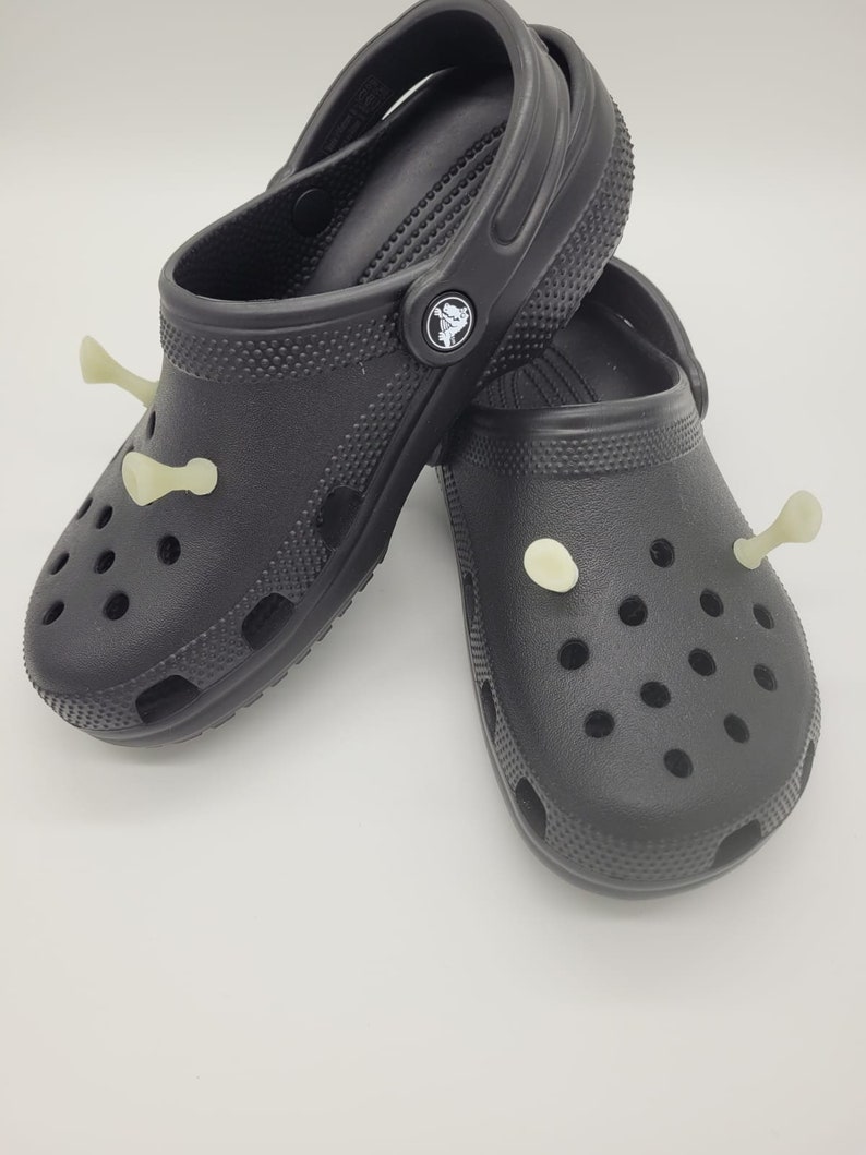 4x Glow in the Dark Shrek Ears for Croc - Etsy UK