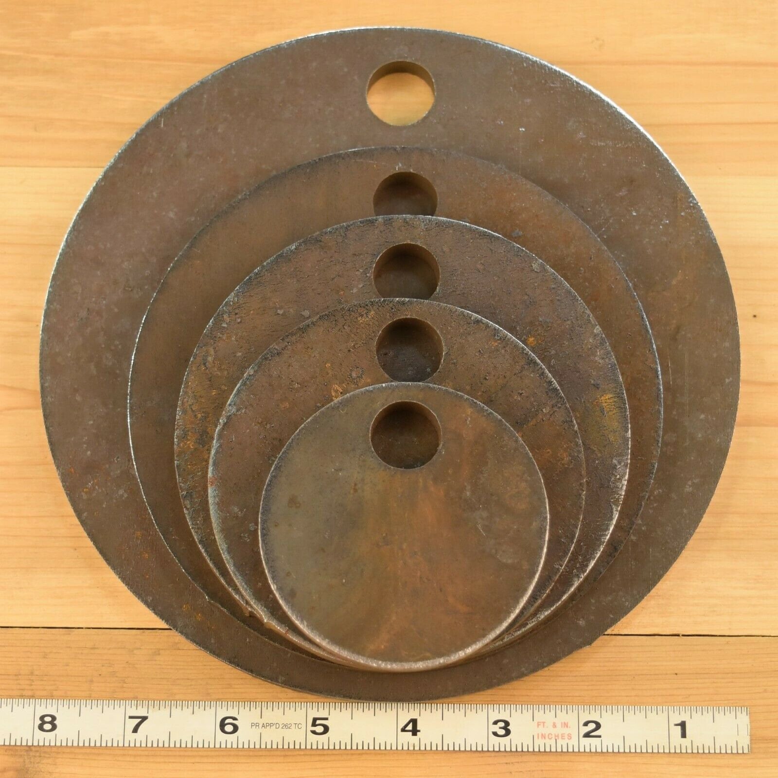 AR500 3/8 Steel Shooting Targets 5pc Circle Set 3 4 5 6 8 - Etsy