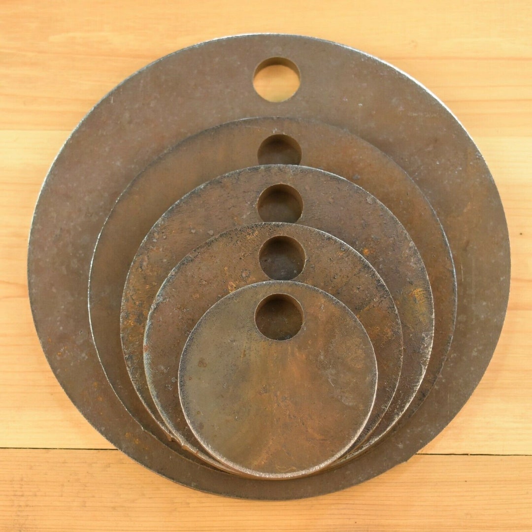 AR500 3/8" Steel Shooting Targets 5pc Circle Set 3” 4” 5” 6" 8" - Etsy