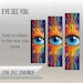 Eye See You Printable Bookmarks Bundle, 15 Colorful Designs ...