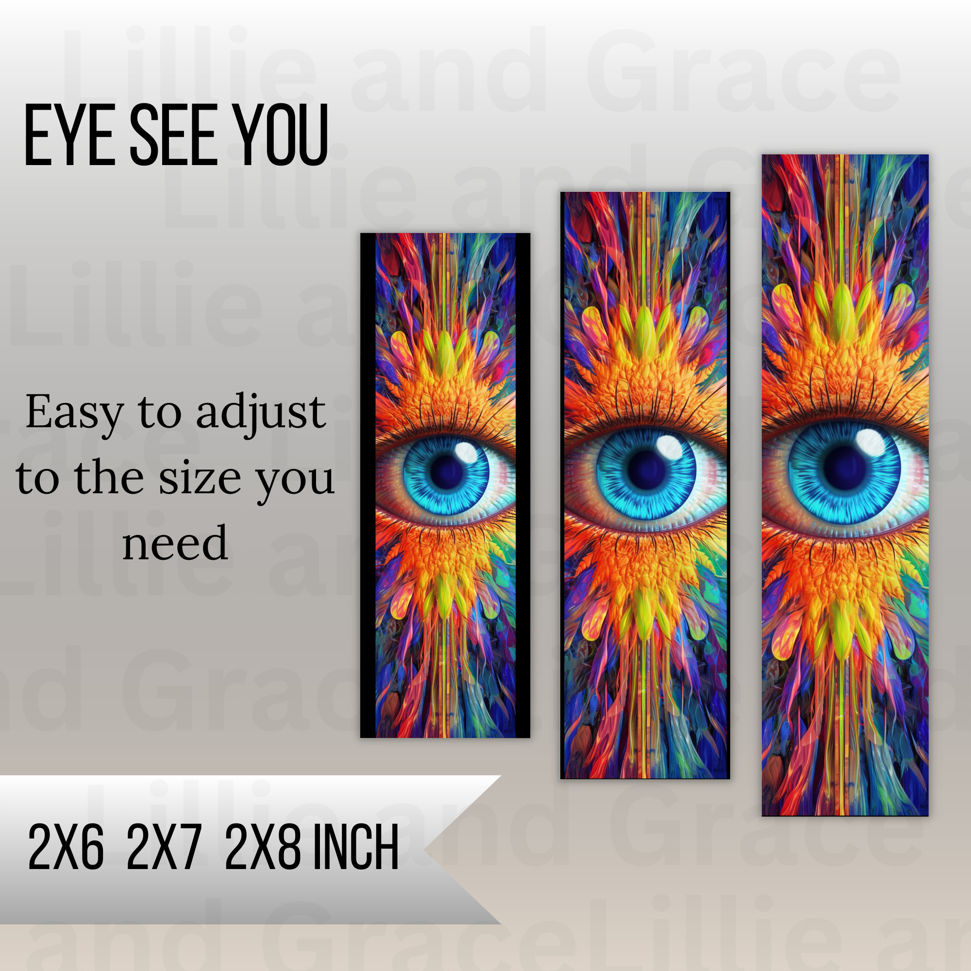 Eye See You Printable Bookmarks Bundle, 15 Colorful Designs ...