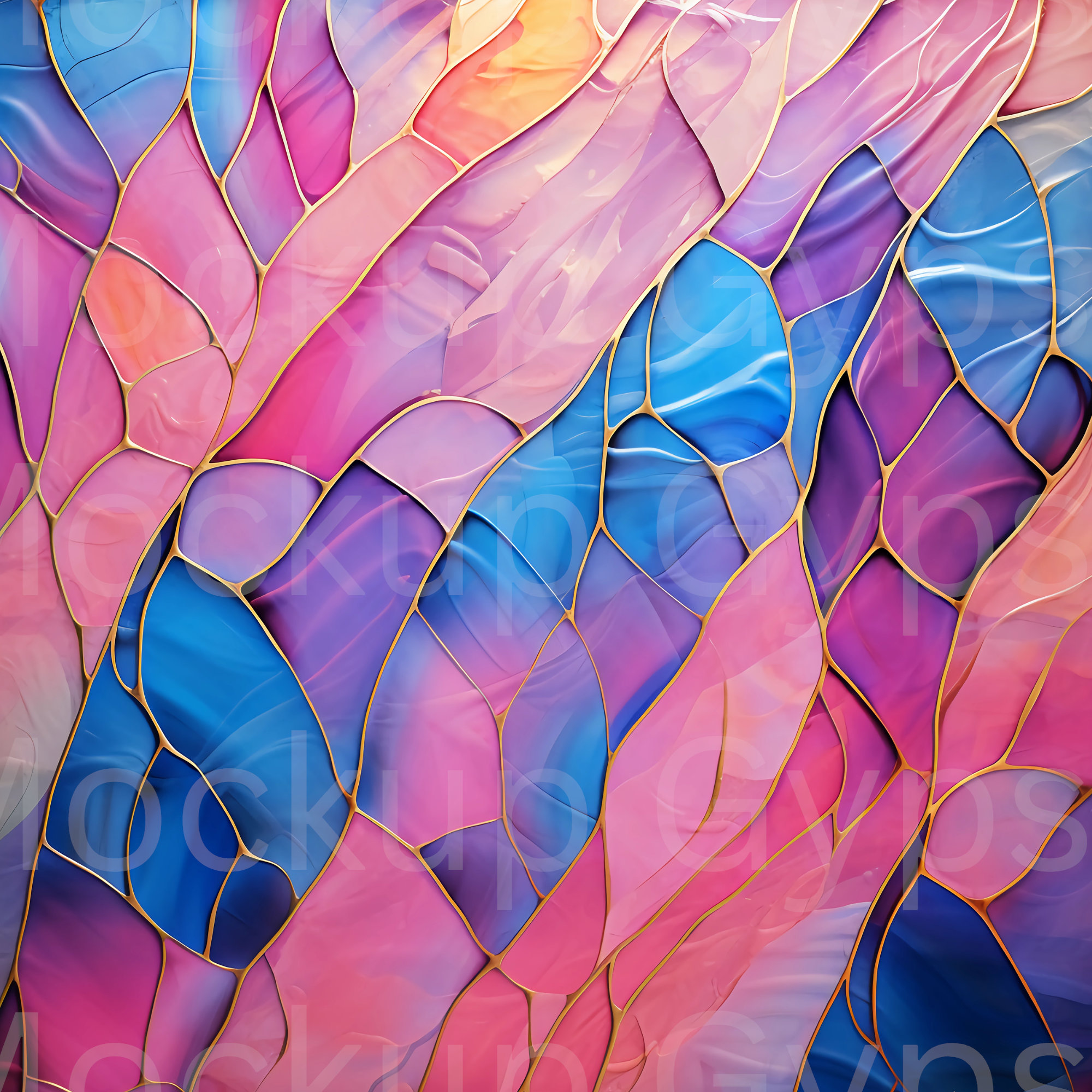 30 Mosaic Glass Background Digital Paper Download, Decorative ...