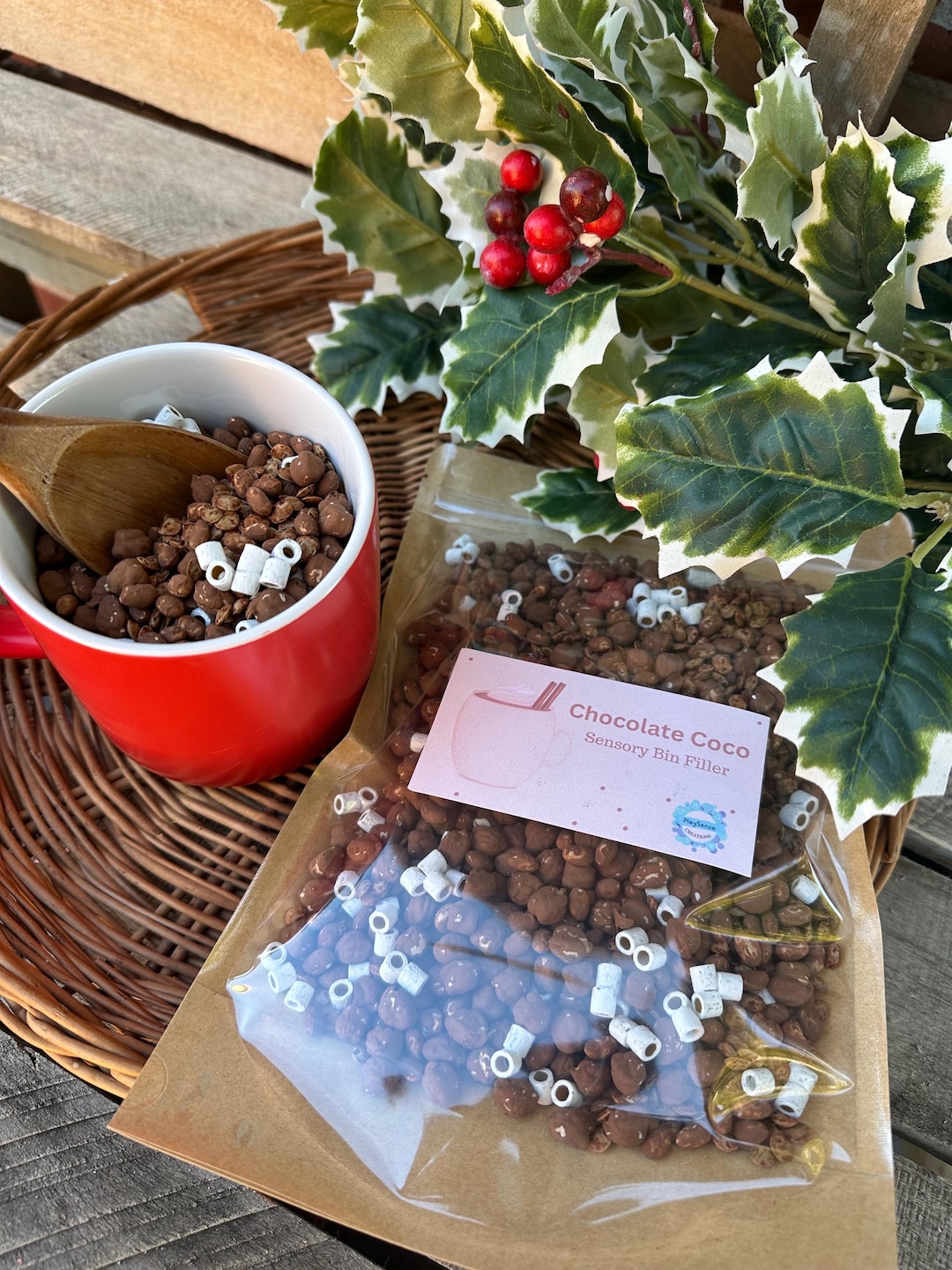 Chocolate Coco Sensory Bin Filler - Etsy