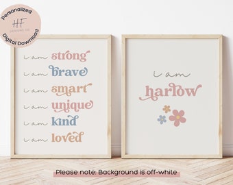 Girl Affirmation Poster - Etsy