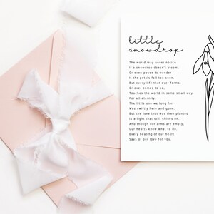 Miscarriage Gift for Mom or Dad Baby Loss Poem Child Loss - Etsy