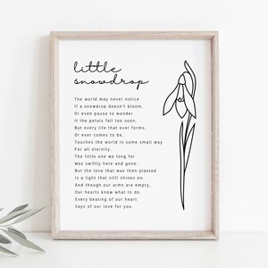 Miscarriage Gift for Mom or Dad Baby Loss Poem Child Loss - Etsy