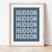 Custom Name Print Boy Nursery, Personalized Name Print, Boy Nursery ...