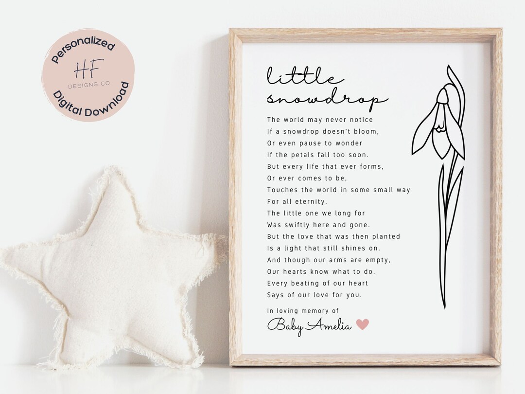 Miscarriage Gift for Mom Dad, Multiple Baby Loss Poem, Miscarriage ...