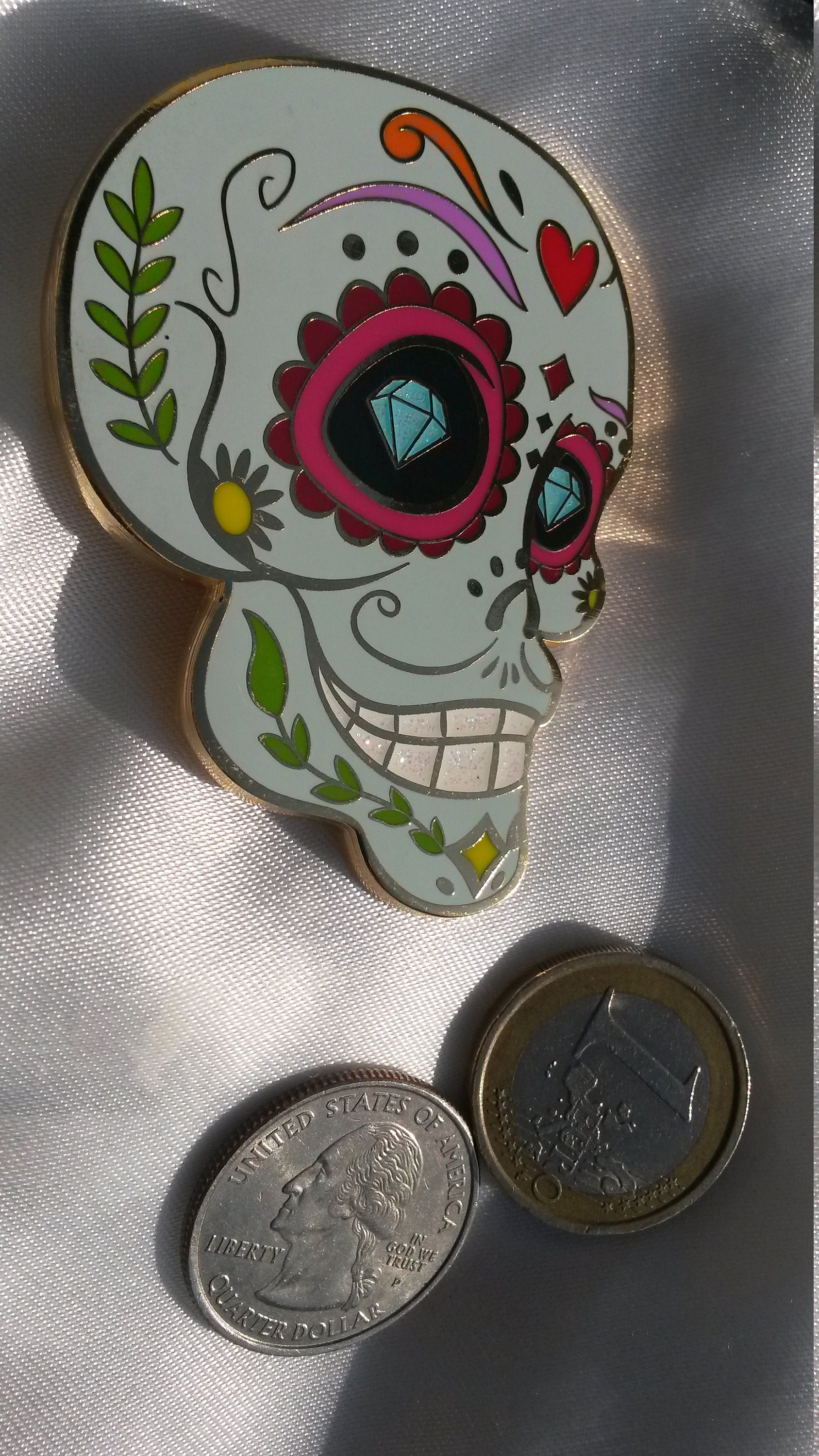 Skull Coco Style Dia De Los Muertos Halloween Fairy-tale-pins Limited ...