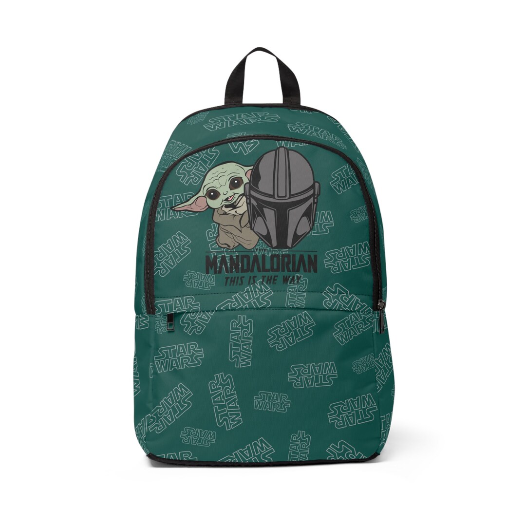 Mandalorian & Grogu Unisex Fabric Backpack - Etsy