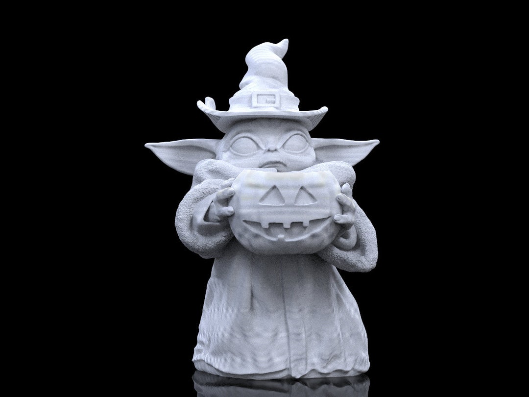Baby Yoda Grogu Halloween Figure - Etsy