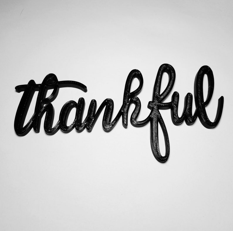 Thankful Place Cards - Thanksgiving Name Plates - Small Thankful Sign ...