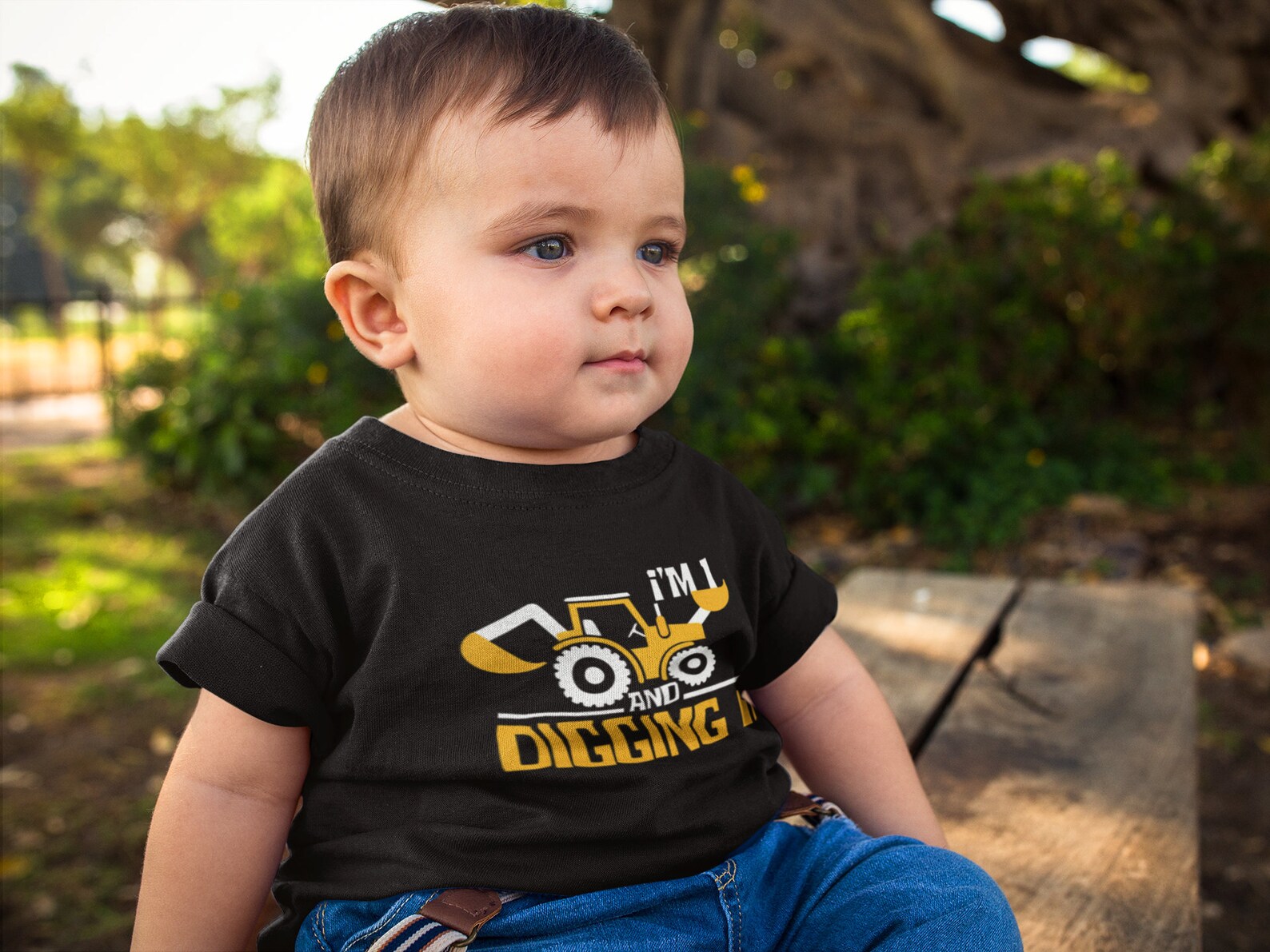 I'm 1 and Digging It Construction Birthday Shirt Little - Etsy