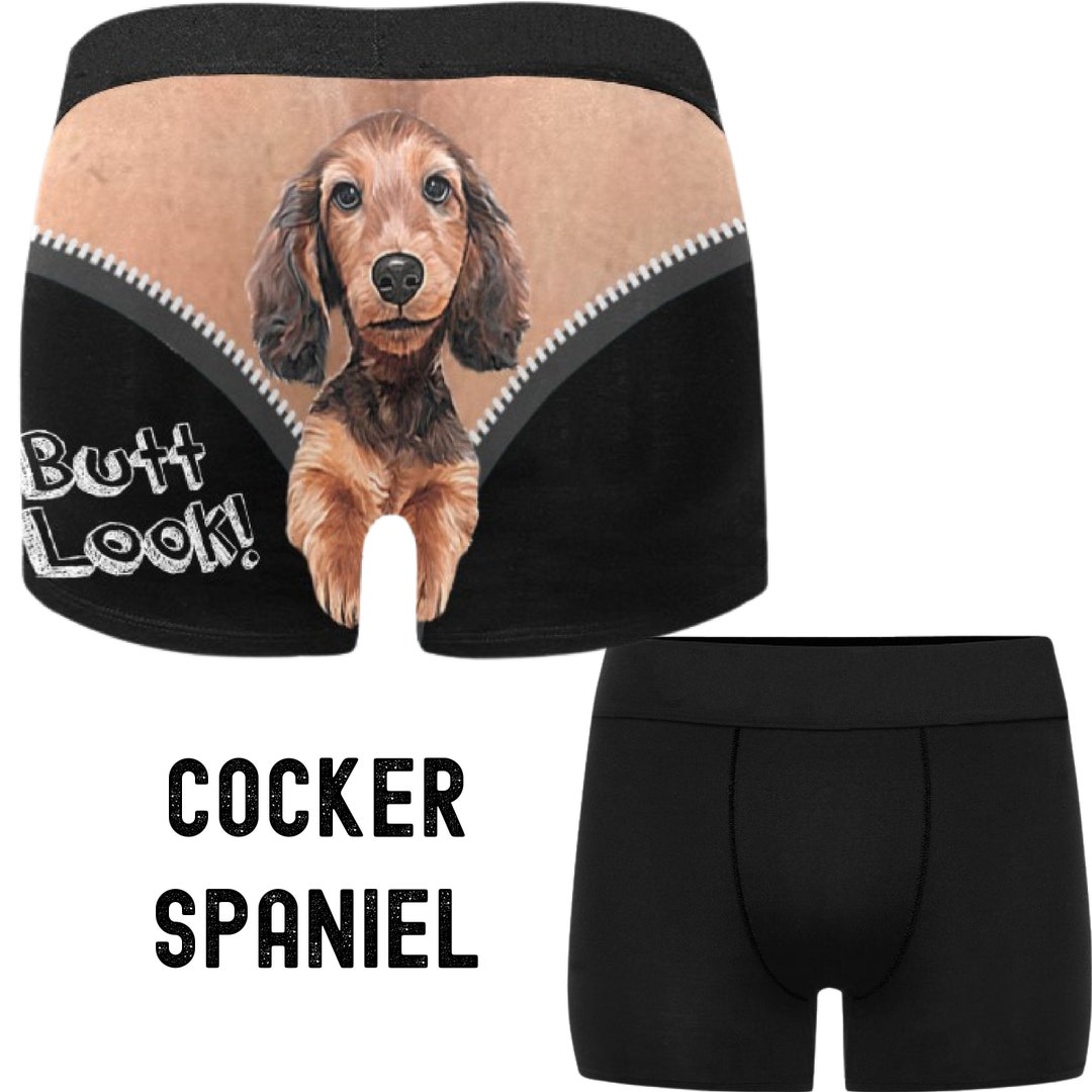 Men's Boxer Briefs Cocker Spaniel Puppy Dog Male Underwear - Etsy