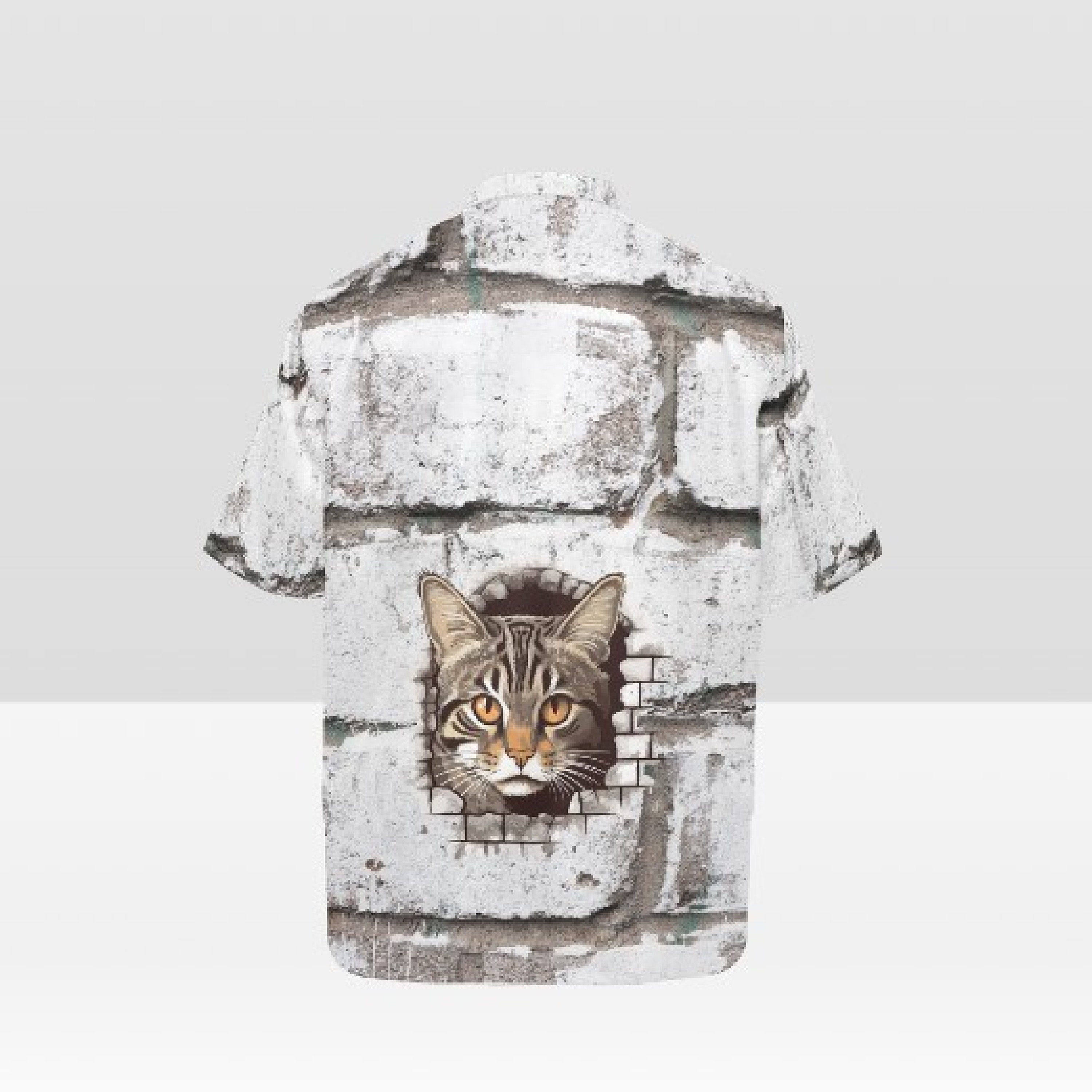 Red Brick Cats Grooming Jacket White Cement Blocks Cat Lovers - Etsy