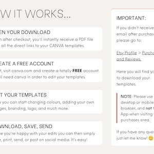 Virtual Assistant Template Bundle, Virtual Assistant Social Media, VA ...