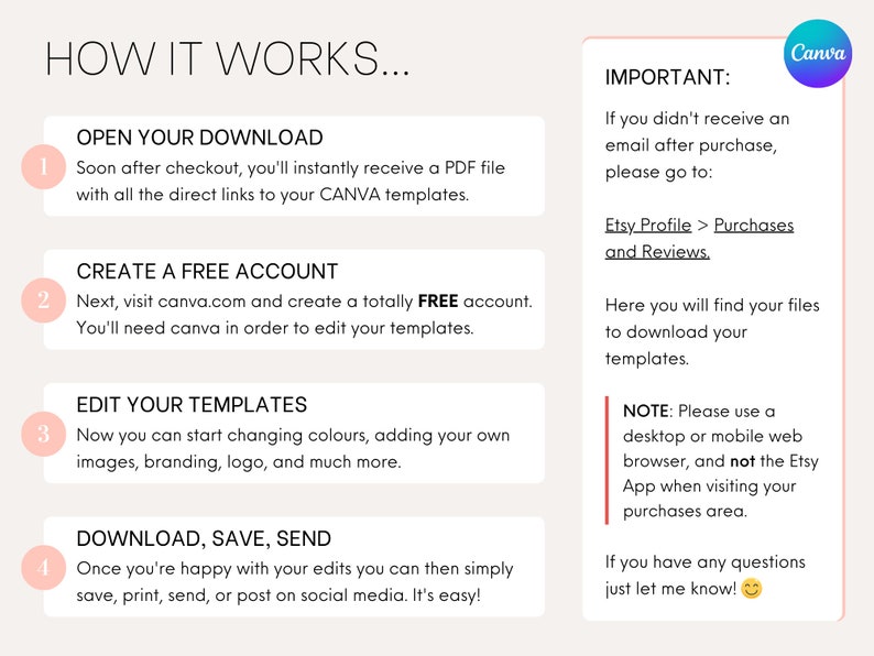 Virtual Assistant Template Bundle, Virtual Assistant Social Media, VA ...