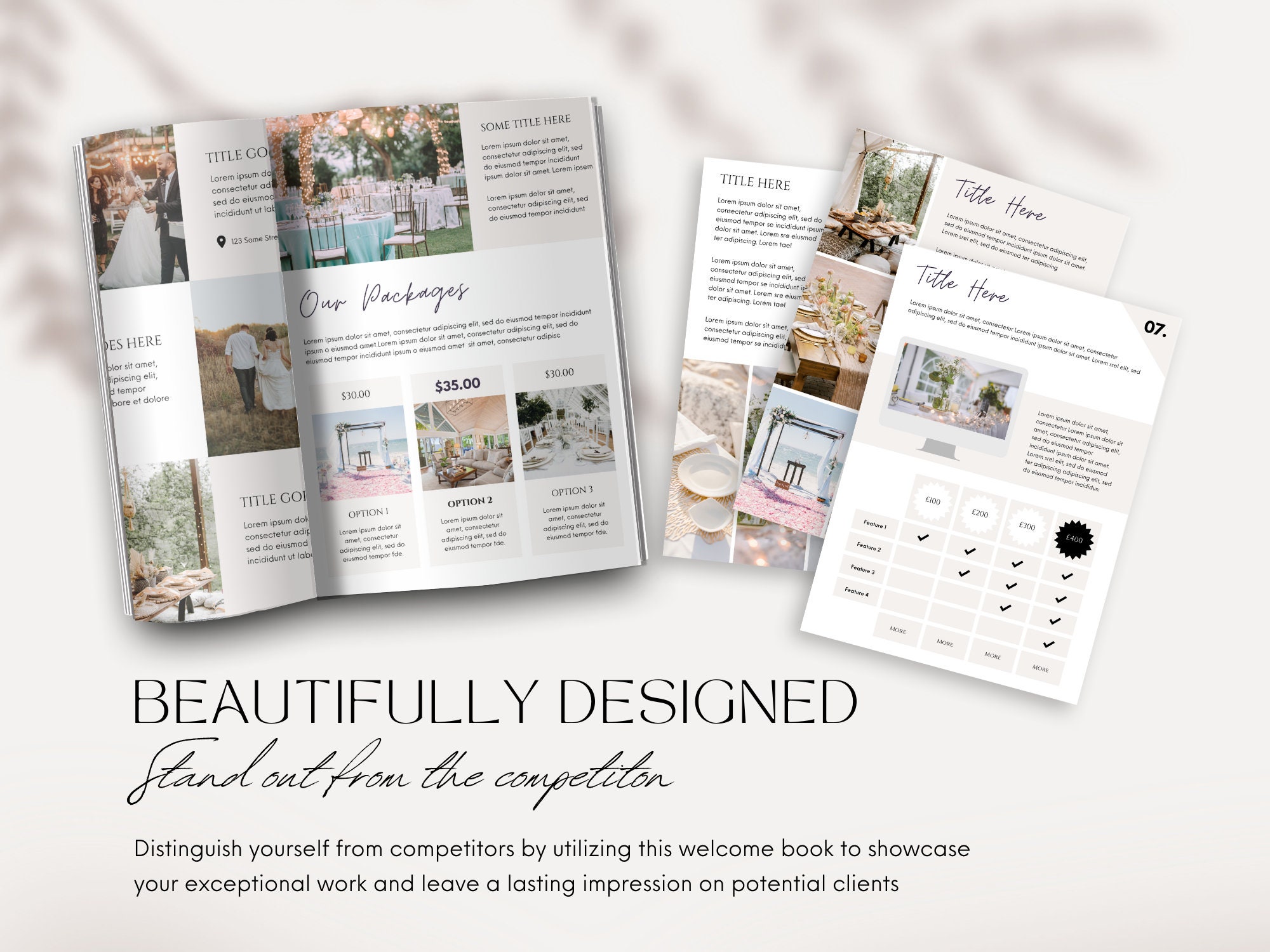 Venue Rental Welcome Book, Editable Onboarding Template, Venue Hire ...