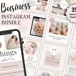 Event Planner Business Instagram Templates, Editable Event Coordinator ...