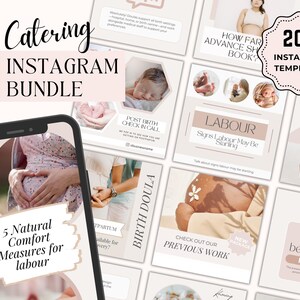Birth Doula Instagram Templates, Editable Birth Doula Posts & Stories ...