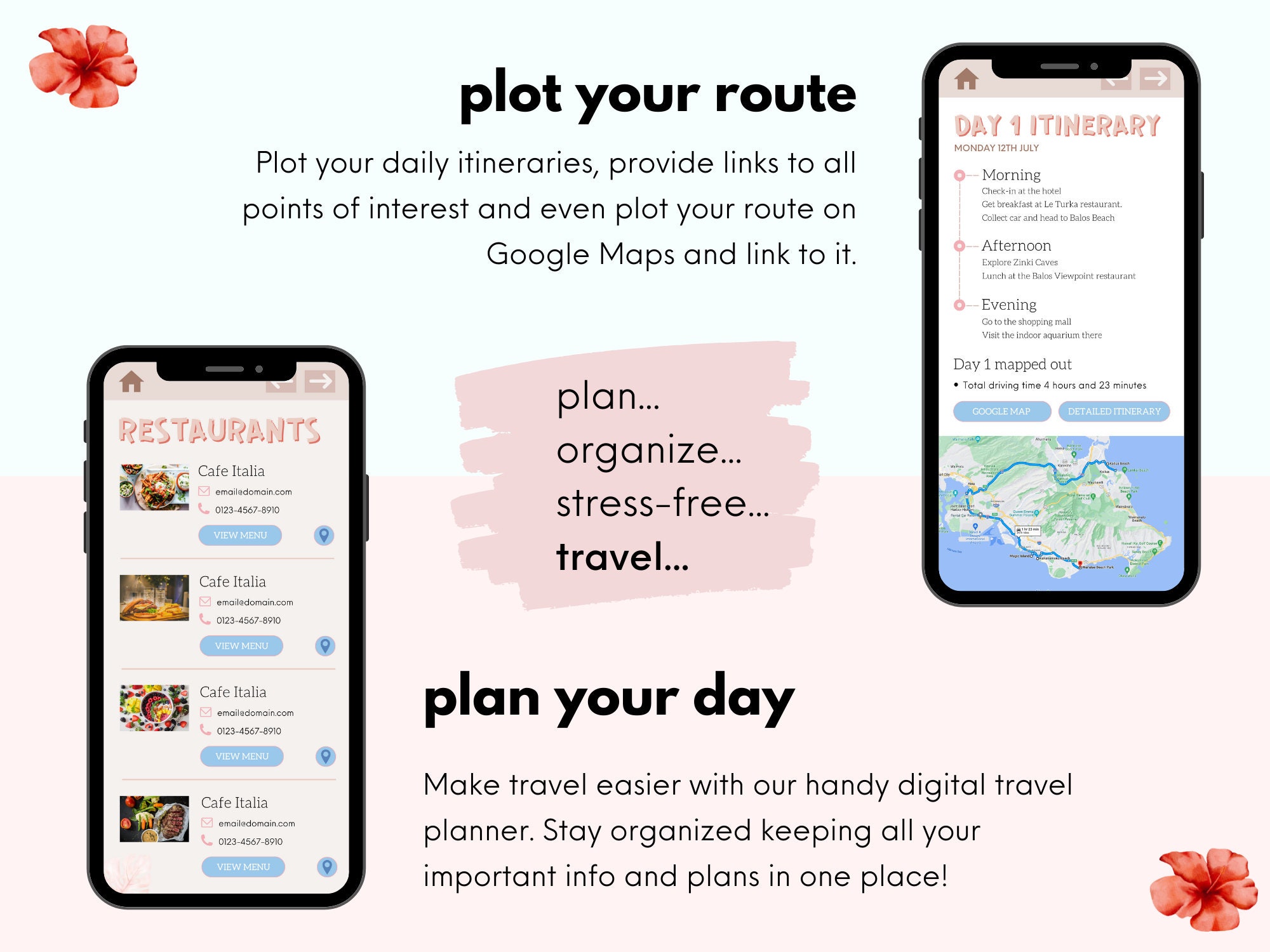 Ultimate Digital Travel Itinerary for Mobile Digital Travel - Etsy