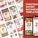 Advent Calendar Instagram Stories & Posts Christmas Instagram - Etsy