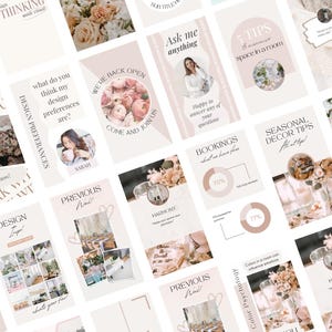 Event Planner Business Instagram Templates, Editable Event Coordinator ...